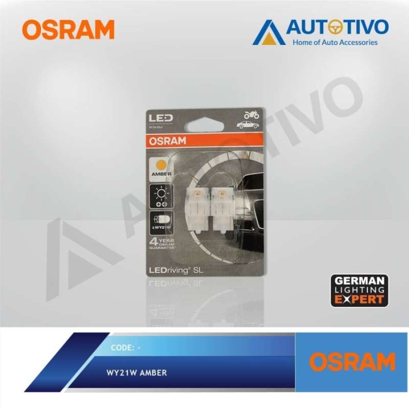 Promo Led Osram Lampu Sein Wy21 7704 Amber 6000 Kelvin Blister Pack ...