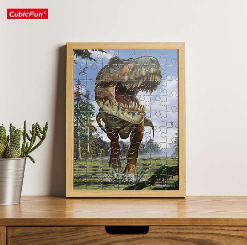 Jual Cubicfun 2d Puzzle National Geographic Dino Egg: Tyrannosaurus (t ...