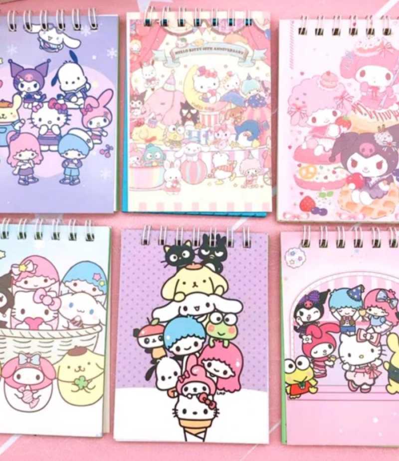 Jual Mini Notepad Notes Memo Cute Sanrio/ Buku Tulis Catatan Lucu ...