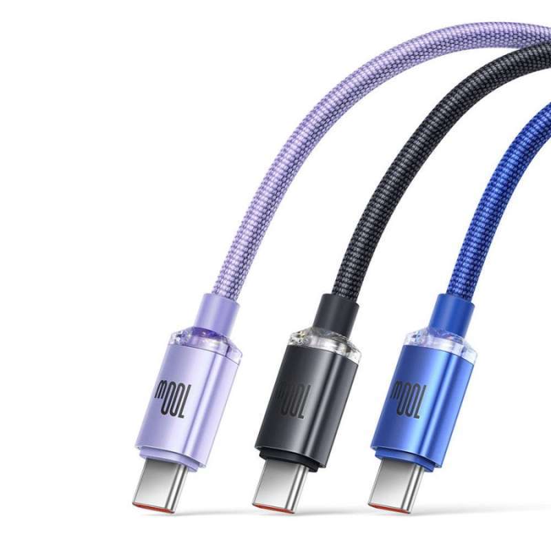 Jual Baseus Kabel Data Charger Crystal Shine 100w 6a Usb To Type C 2m ...