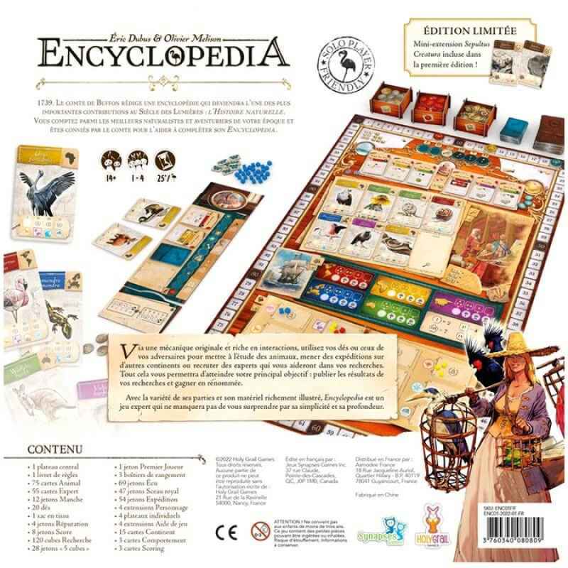 Promo Encyclopedia Kickstarter Naturalist Pledge Edition Board Game ...