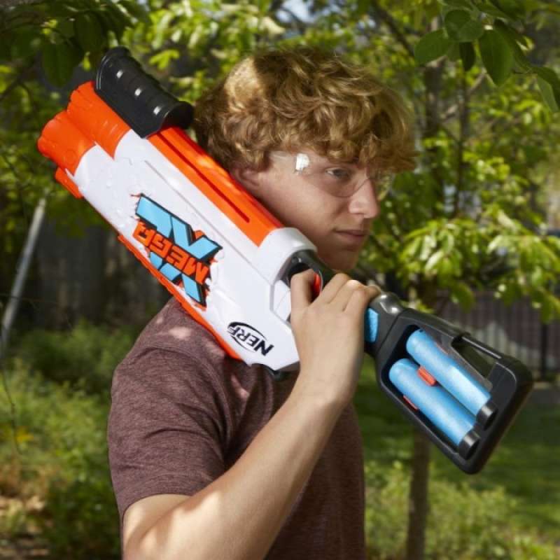 Promo Nerf Mega Xl Double Crusher Blaster Whistler Darts Hasbro Diskon ...