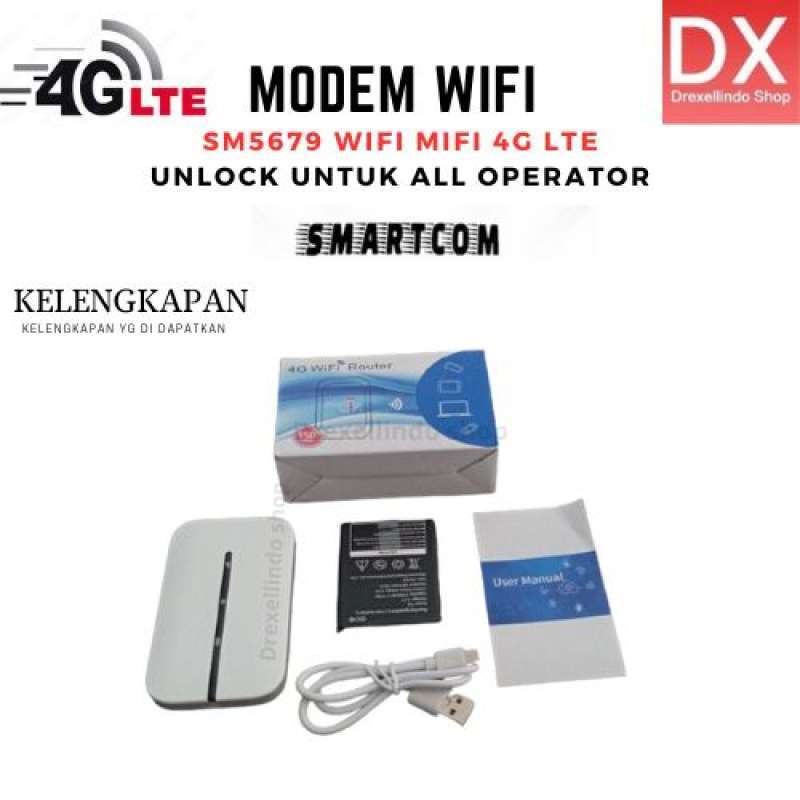 Jual Smartcom Sm5679 Modem Wifi Mifi 4g Lte Modem Portable Unlock Di ...