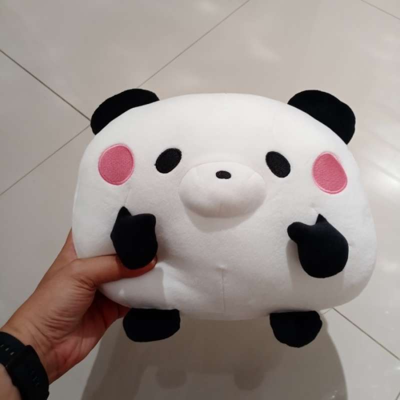 Jual Miniso Ðÿ†• Boneka Round Plush Bear Frog Cow Panda Szâ±25x25cm Frog Di Seller