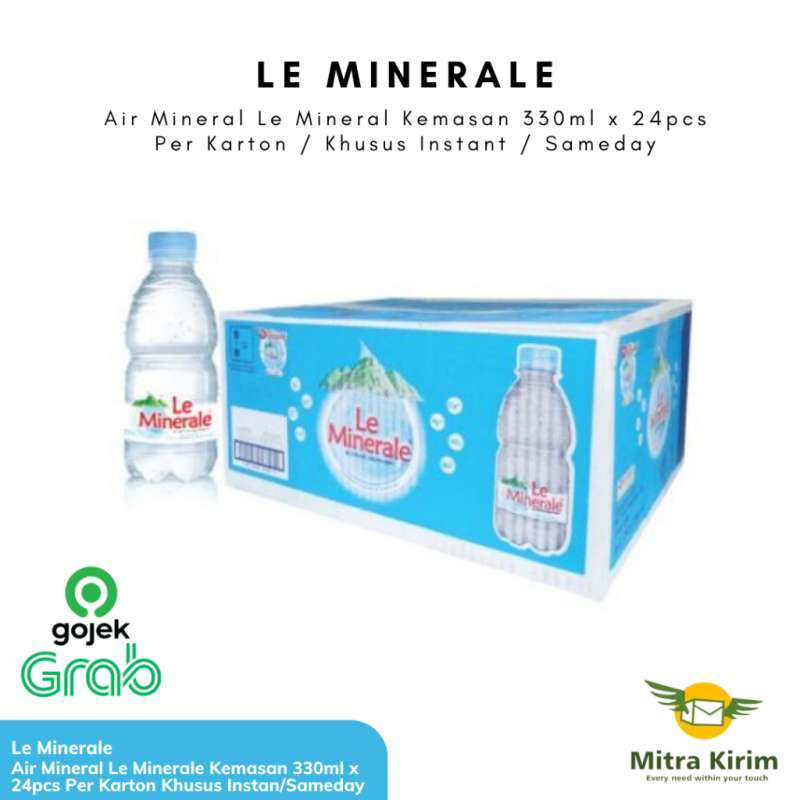 Jual Le Minerale - Air Mineral Kemasan Botol 330ml/600ml/1500ml Khusus ...