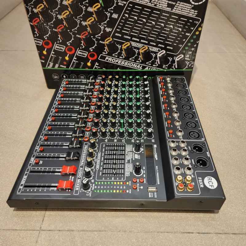 Jual Mixer Audio Rcf F8xr F 8 Xr 8ch Soundcard F 8xr Effect Reverb Di ...