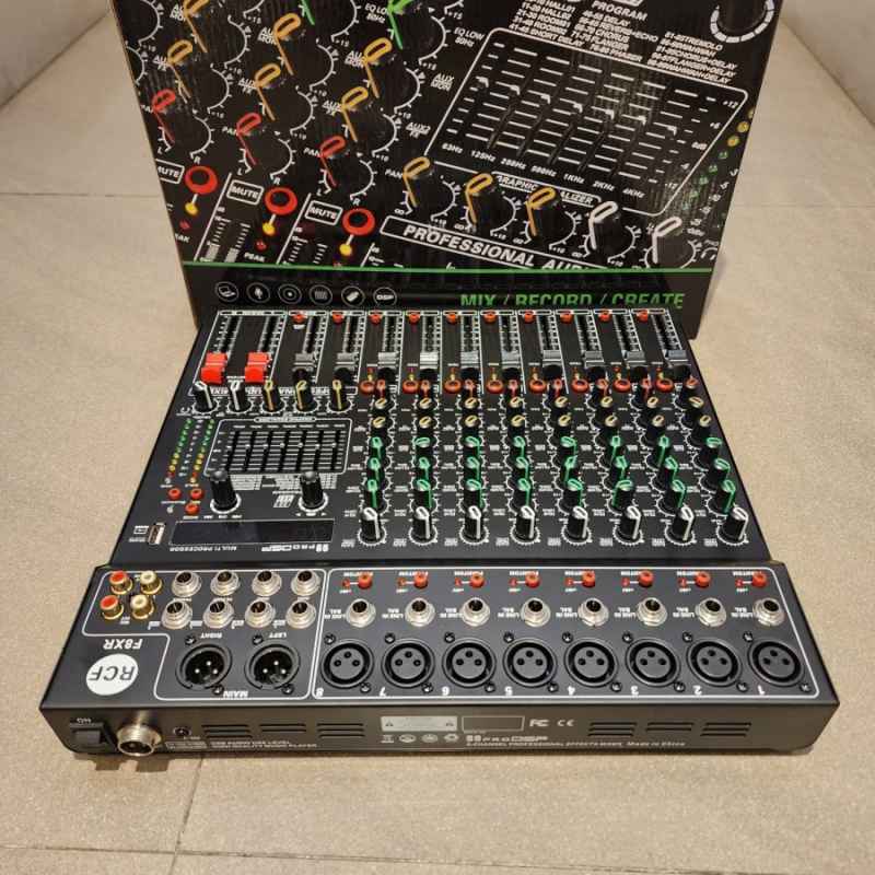 Jual Mixer Audio Rcf F8xr F 8 Xr 8ch Soundcard F 8xr Effect Reverb Di ...