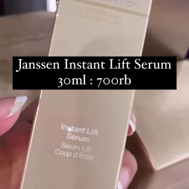 Promo Janssen Instant Lift Serum 30ml Diskon 33% Di Seller Amor One Store - Koja Utara, Kota ...