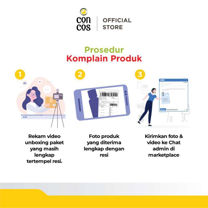 Promo Concos Exclusive Package | Paket Vco ( Ori 250 Ml - 2 Pcs ...