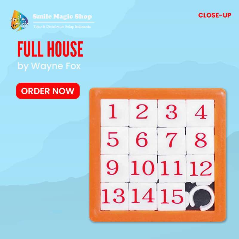 Jual Alat Sulap - Full House By Wayne Fox - Smile Magic Shop Di Seller Smile Magic Shop - Rawa ...