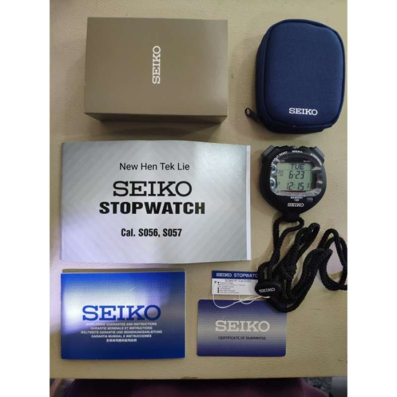 Jual Stopwatch Seiko S23601p Digital 100 Lap Memory - Stop Watch Seiko ...