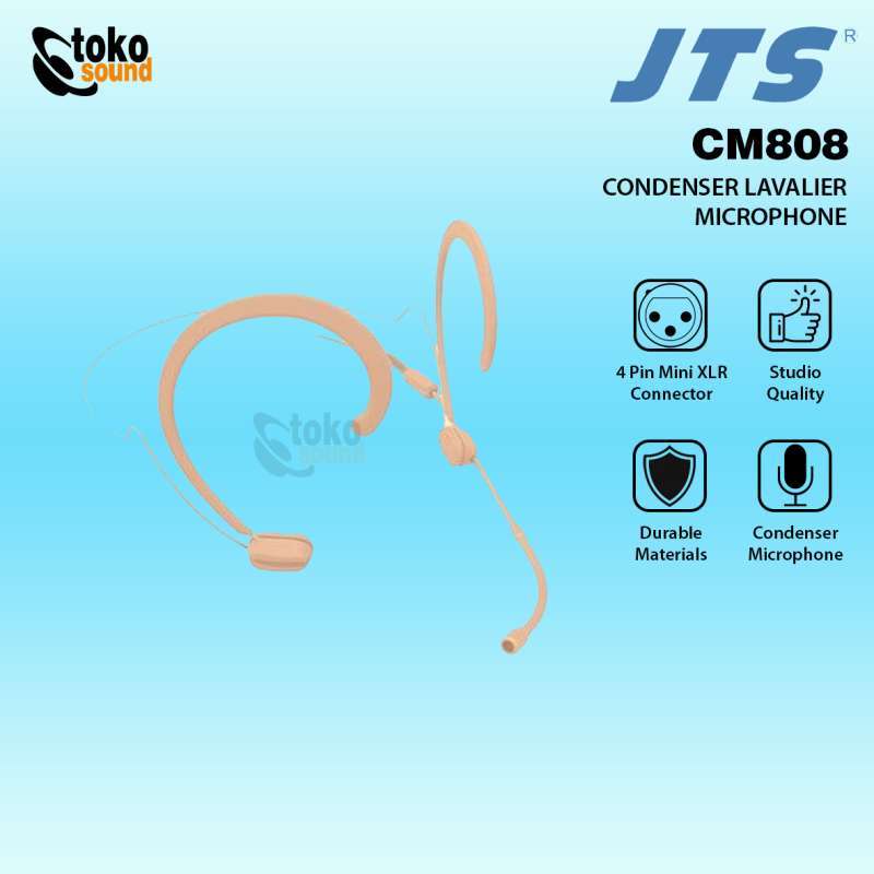 Jual Jts Cm808 Cm 808 - Ear Hook Condenser Microphone Original Di ...