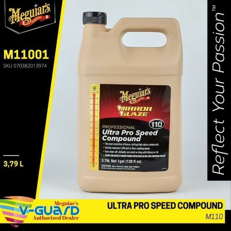 Promo Meguiars M110 Ultra Pro Speed Compound - Vguard - Original 3,79l ...