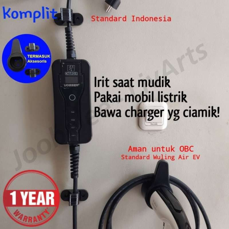 Promo Vosser Ev Charger Wuling Air Ev 16a 3.5kw Cas Mobil Listrik ...