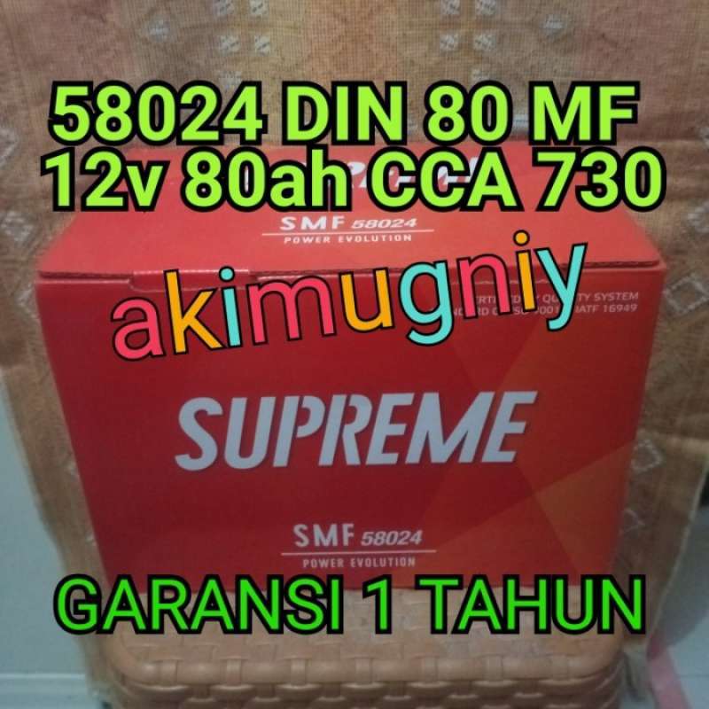 Promo Aki 58024 Din 80 Mf 12v 80ah Din80 Gs Incoe Amaron Bosch Mercy ...
