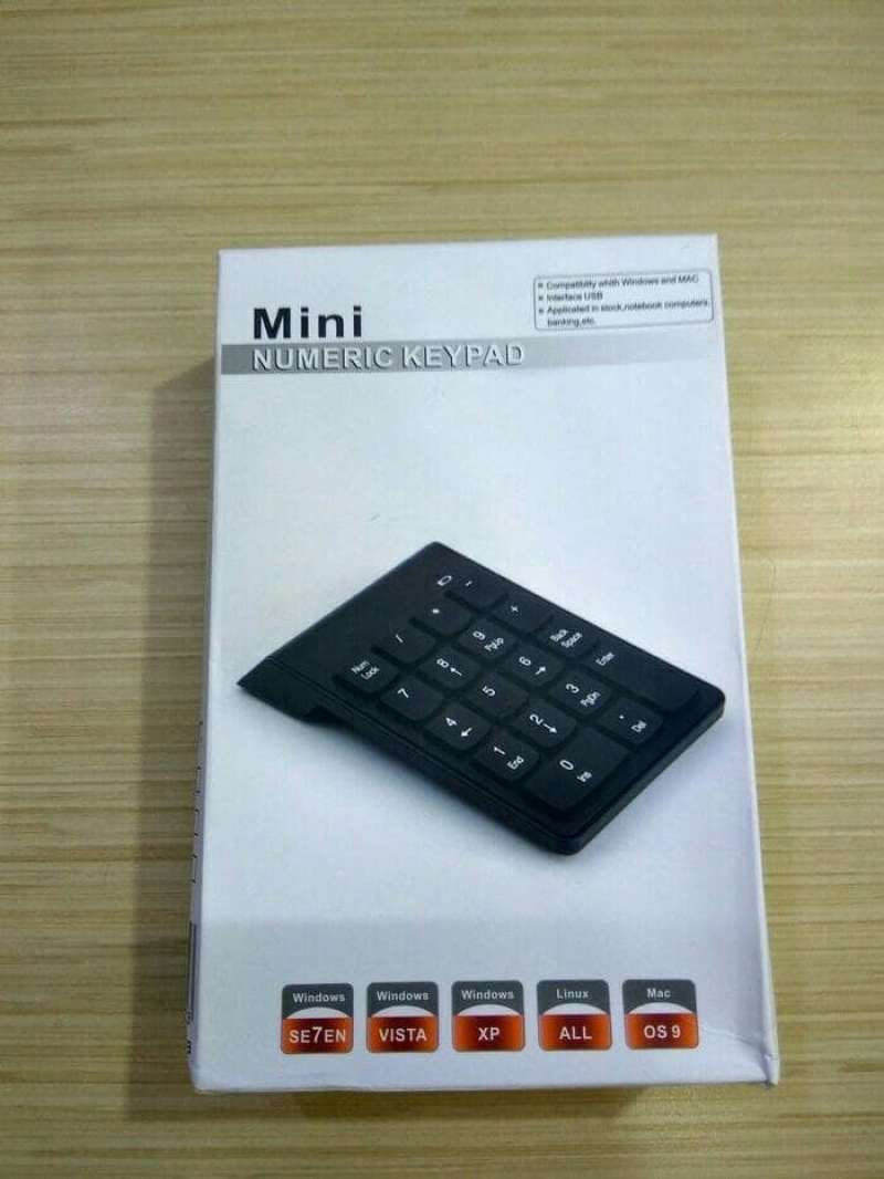 Promo 100% Produk Ori Wireless Portable Numeric Keypad Numpad 2.4ghz ...
