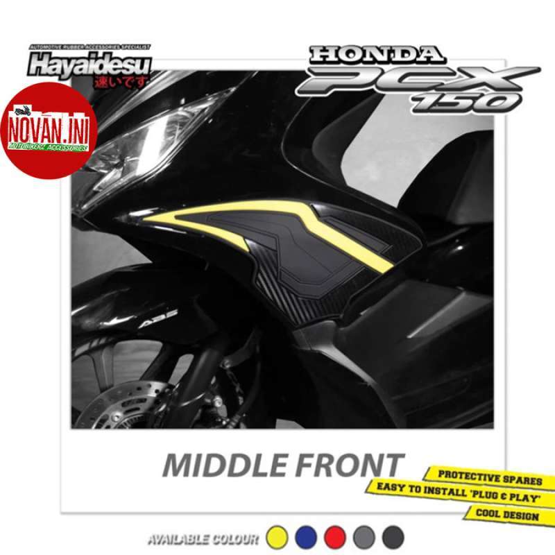 Promo Honda Pcx 150 Body Protector Middle Front Cover Hayaidesu Diskon ...