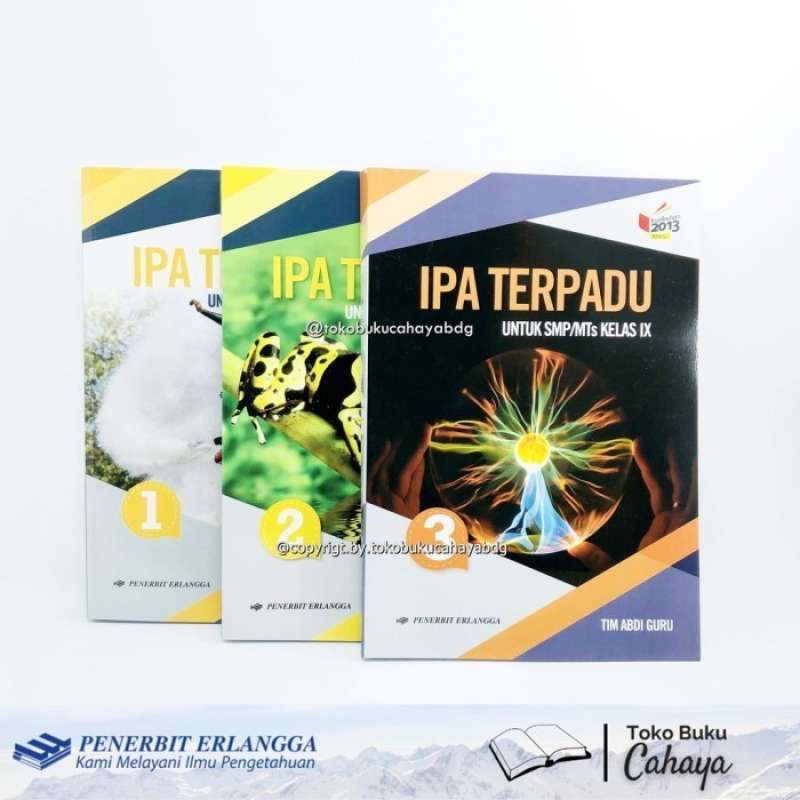 Promo Buku Ipa Terpadu Smp Kelas 7 8 9 Tim Abdi Guru Penerbit Erlangga ...