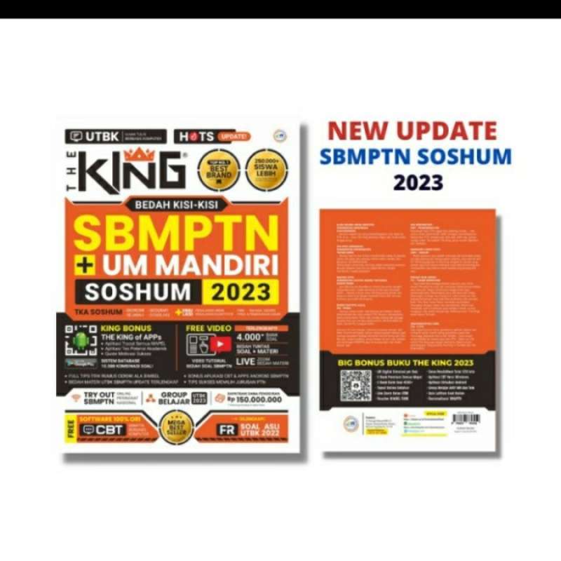 Promo Buku The King Bedah Kisi Utbk Sbmptn Um Mandiri Tka Tps Soshum