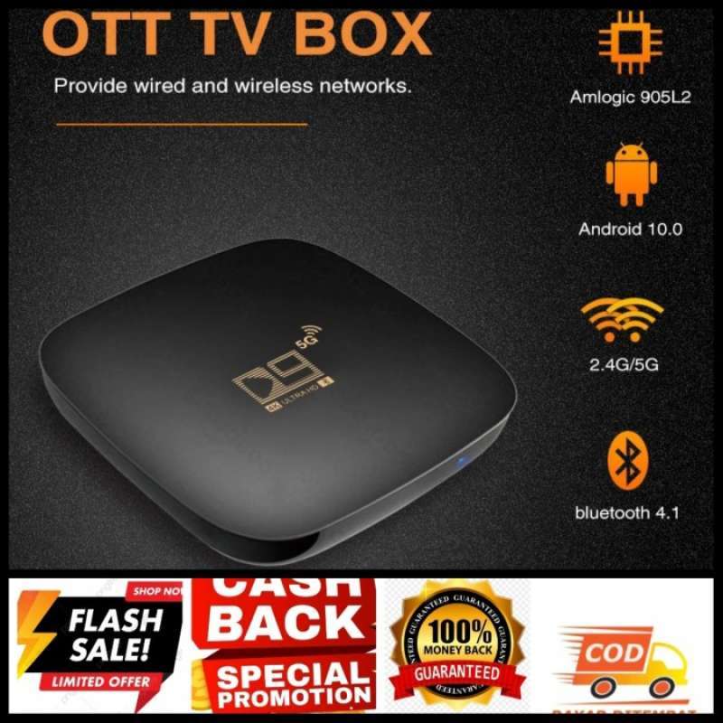 Jual Android Tv Box D9 Ultra Hd 4k Suport Hdr 5g Di Seller Noelle ...