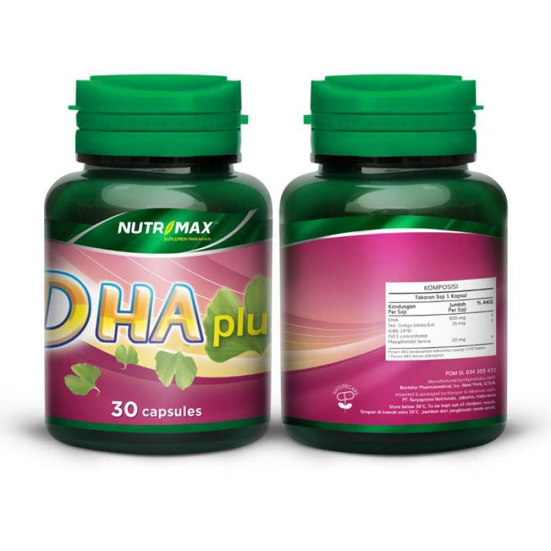Promo Nutrimax Dha Plus 30 Kapsul Vitamin Penambah Daya Ingat Otak ...