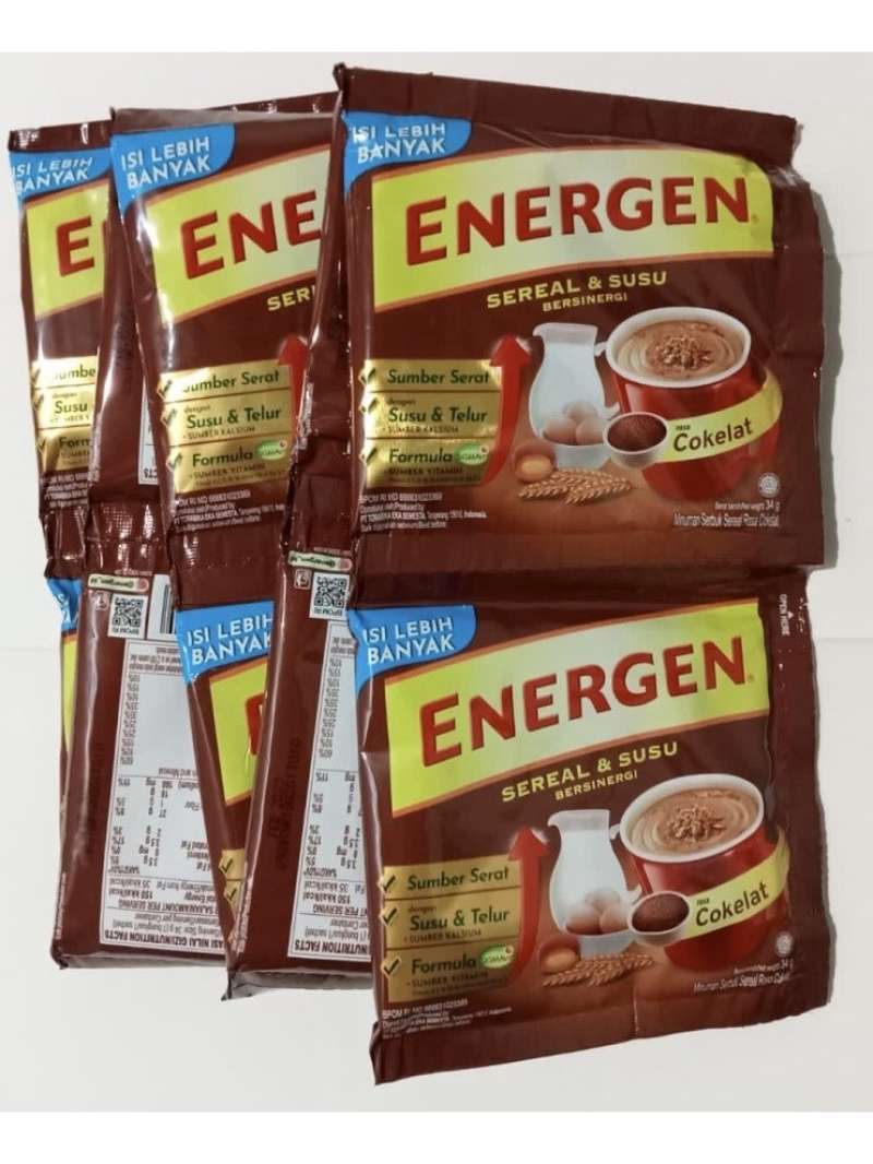 Jual Energen Susu Sereal Aneka Rasa 10 Sachet @35gr - Coklat Di Seller ...