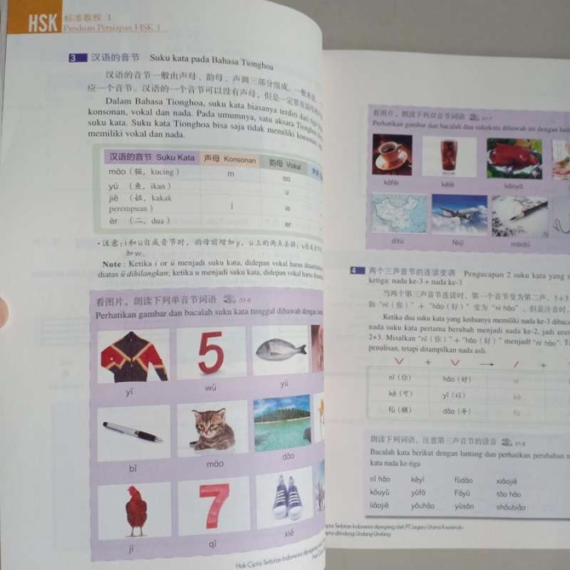 Promo Buku Panduan Persiapan Hsk 1 (buku Ajar & Latihan +qr Code Audio ...