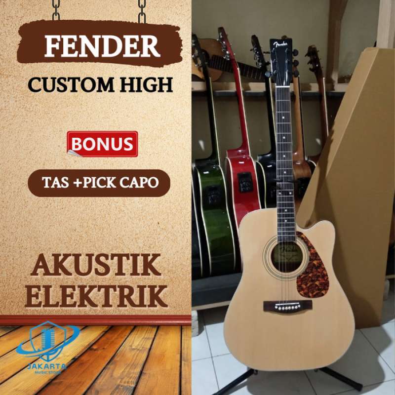 Promo Gitar Akustik Elektrik Fender Jumbo With Equalizer High Jakarta ...