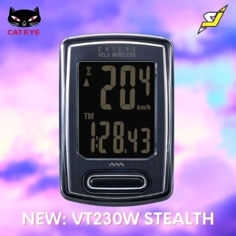 Promo Cyclo Computer - Speedometer Cateye Velo Wireless Vt230w Sepeda ...