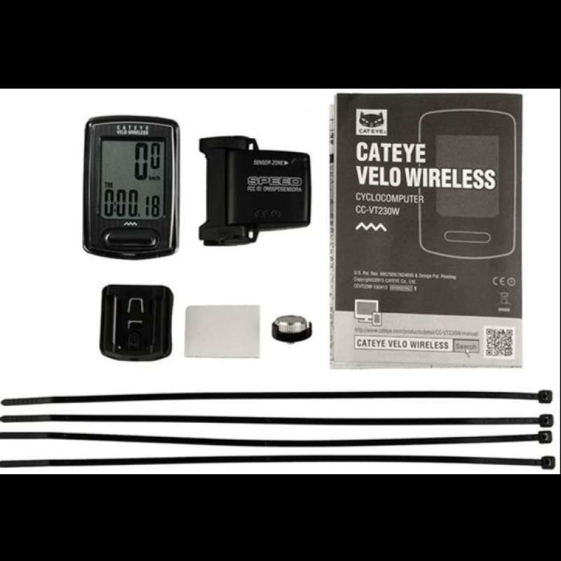 Promo Cyclo Computer - Speedometer Cateye Velo Wireless Vt230w Sepeda ...