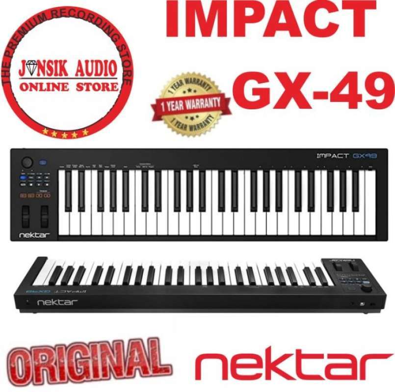 Promo Nektar Impact Gx49 Impact Gx-49 Keyboard Kontroller Diskon 23% Di ...