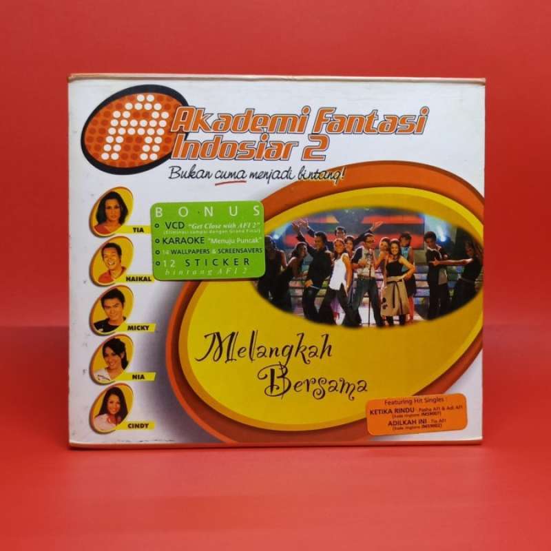 Promo Cd Akademi Fantasi Indosiar 2 Melangkah Bersama Tia Haikal Cindy ...