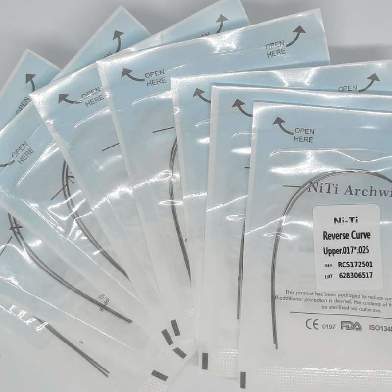 Promo Wire Reverse Curve/wire Rcs/wire Curve Of Spee/017x025 Niti U/l ...