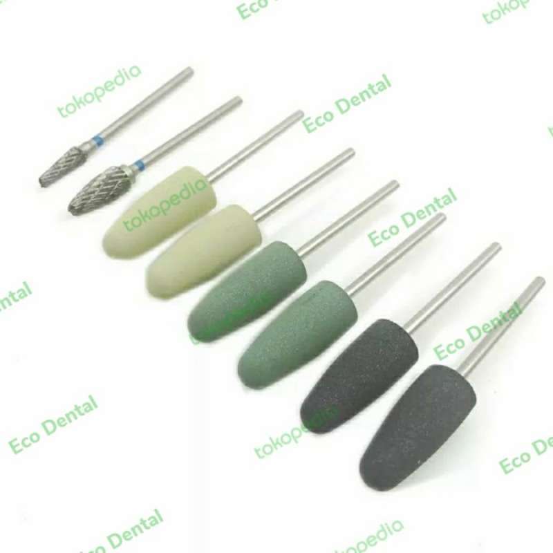 Promo Dental Bur Poles Set Akrilik Gigi Paalsu Denture Fraser Polishing ...