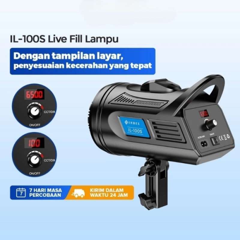 Jual Inbex Il-100s Live Fill Lampu Foto Studio Lighting Led Display ...