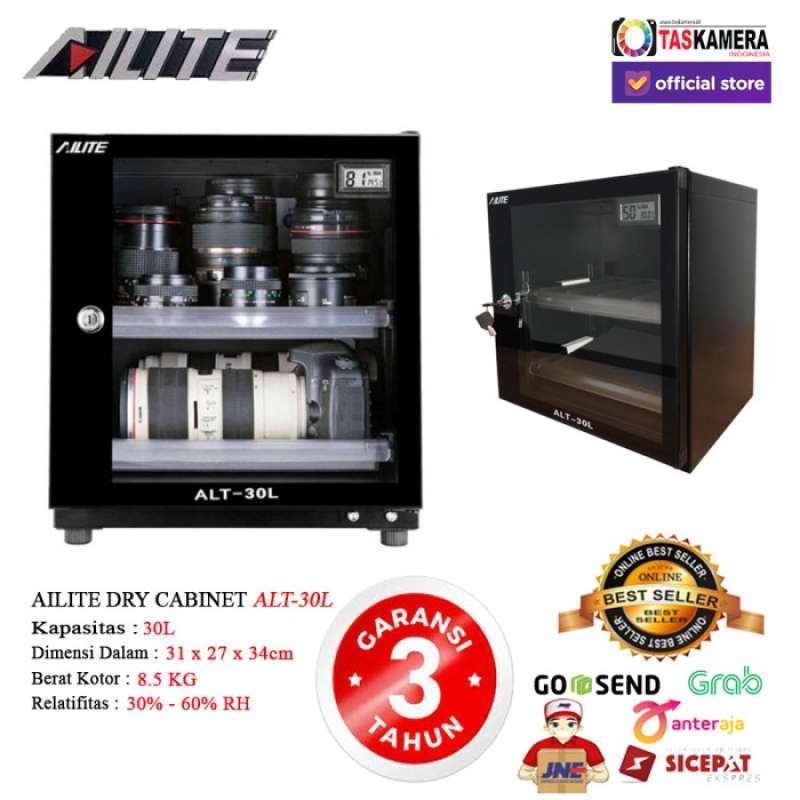 Jual Ailite Dry Cabinet / Dry Box Gd3-36 36l Di Seller Owl Store ...