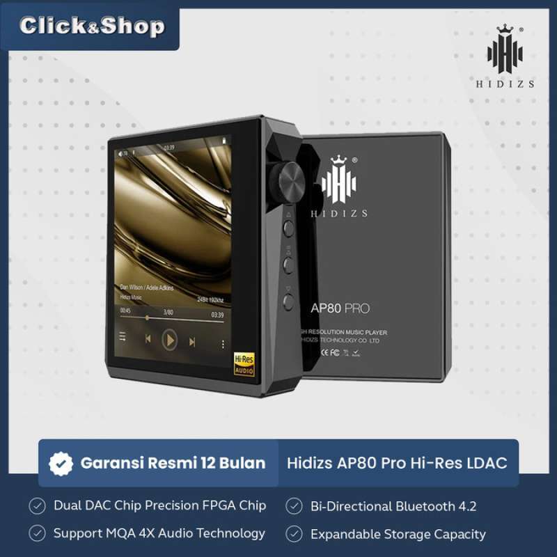 Jual Hidizs Ap80 Pro Portable Ldac Lossless Mqa Music Player Di Seller ...