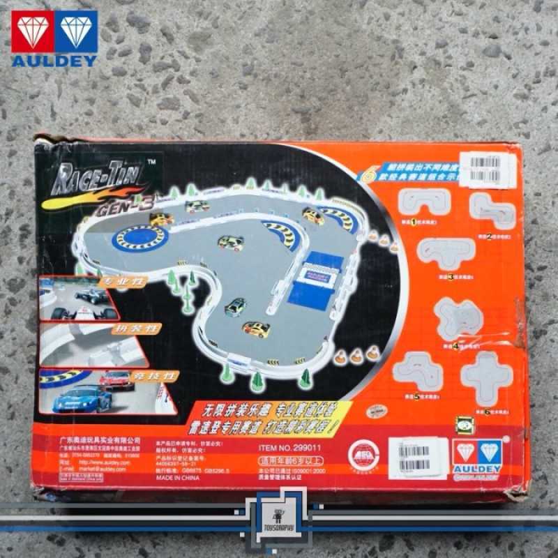 Jual Auldey Race Tin Gen 3 Racetrack Playset Track Set Arena Mobil ...