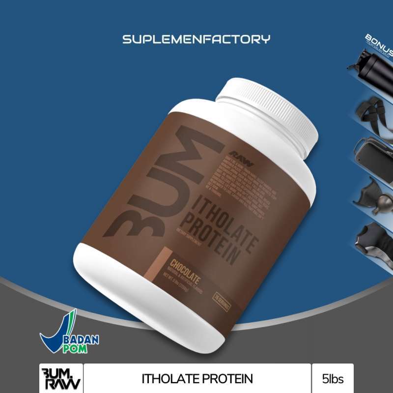 Jual Raw Cbum Bum Itholate Protein 5lbs Whey Protein Isolate - Coklat Di Seller Suplemen Factory ...