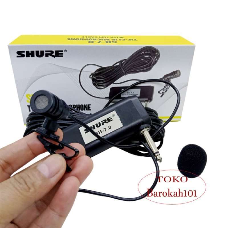 Promo Mik Jepit Mik Clip On Panjang Kabel 10 Meter Mik Imam Sholat Mic ...