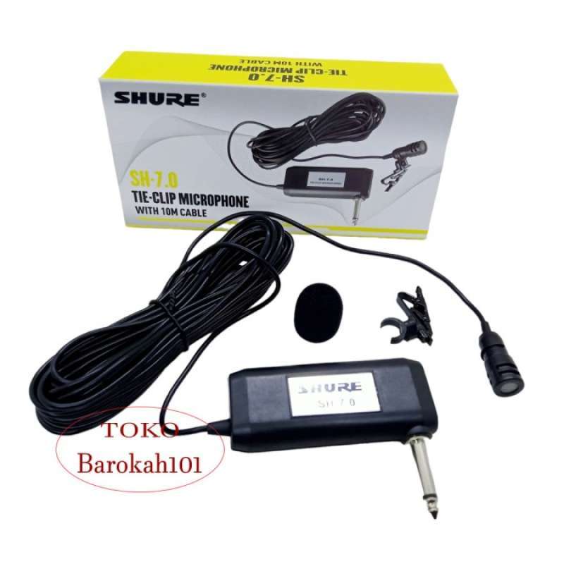 Promo Mik Jepit Mik Clip On Panjang Kabel 10 Meter Mik Imam Sholat Mic ...