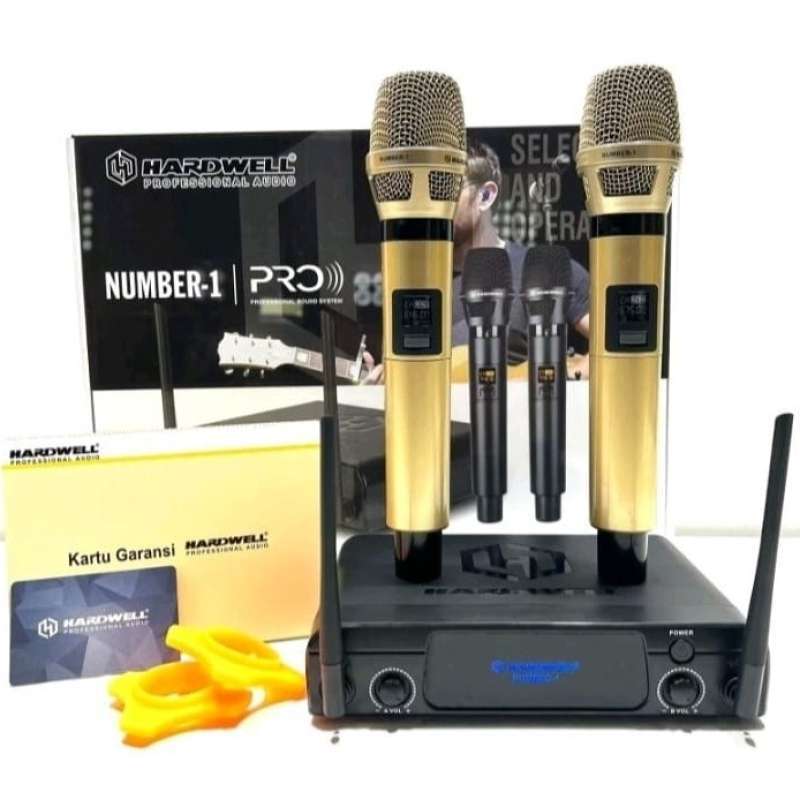 Promo Mic Wireless Handle Hardwell Number 1 Mic Hardwell Number1 Diskon ...