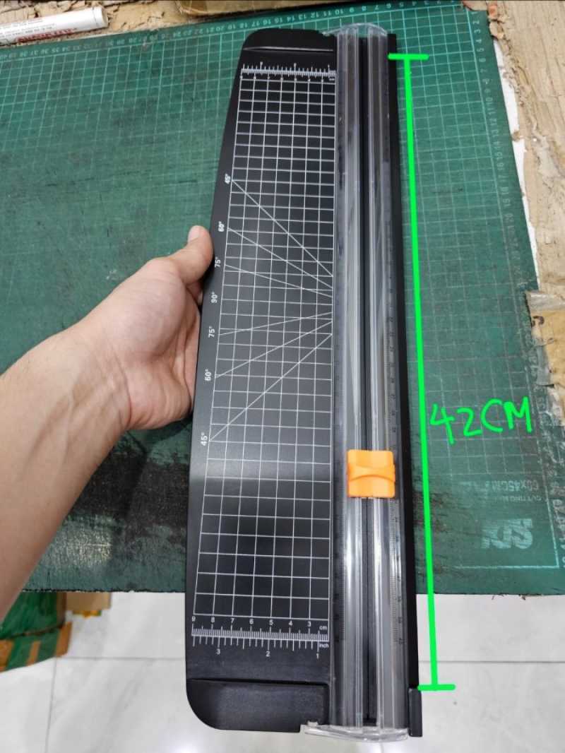 Promo Pemotong Kertas A3 Dorong Tarik Paper Cutter A3 Plastik Diskon 23% Di Seller Sentramoco ...