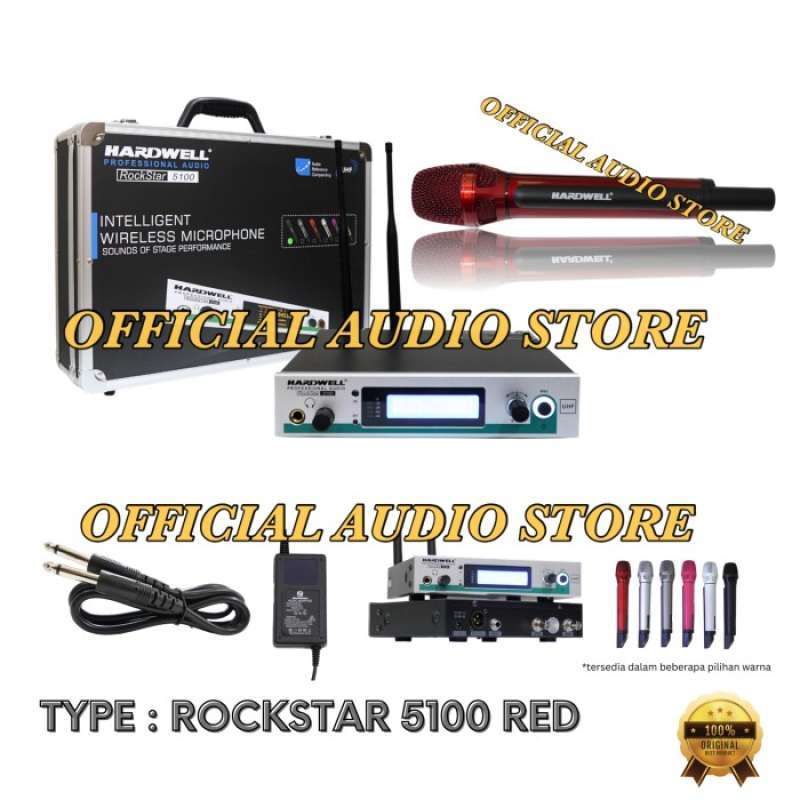 Promo Mic Wireless Hardwell Rockstar 5100 Single Mic Handheld Diskon 23 ...