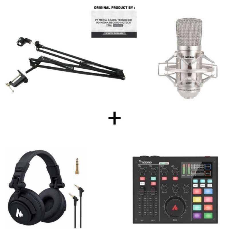 Promo Maono Au-am100 Podcasting Pack 12 - Portable Podcast Studio ...