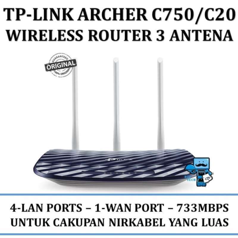 Promo Archer C750 C20 Wireless Router 3 - Diskon 23% Di Seller ...