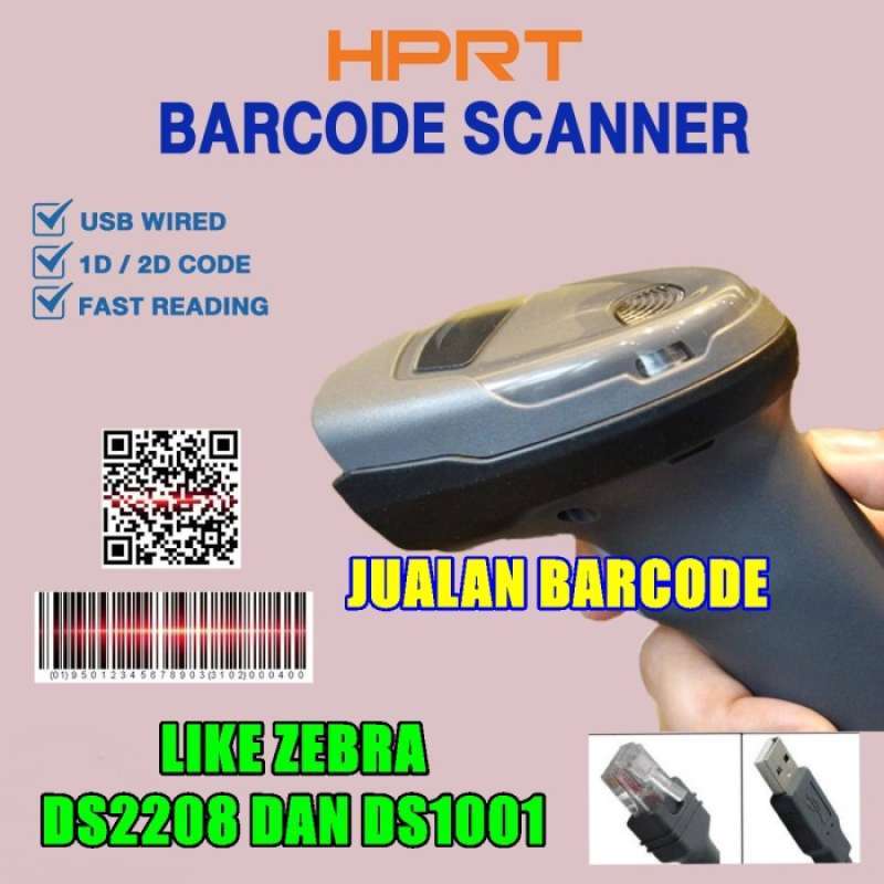 Promo 2d Barcode Scanner Gun Rt N101 Usb Pesaing Honeywell 1470g ...