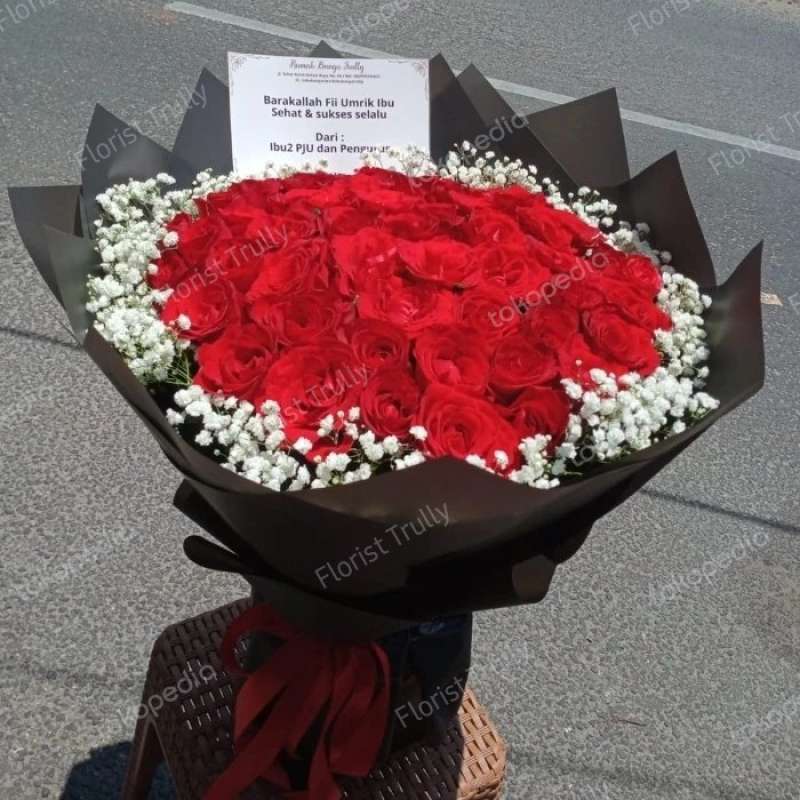 Promo Buket Mawar Merah Jumbo - Mawar Merah - Buket Jumbo Diskon 23% Di ...