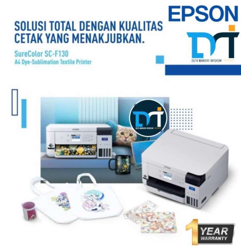 Promo Surecolor Sc-f130 - A4 Dye-sublimation Textile Printer Diskon 23% Di Seller Sentramoco ...