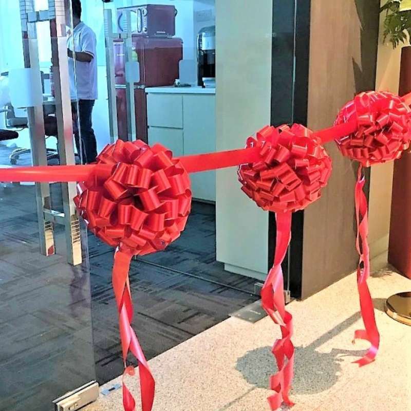 Promo Pita Grand Opening Peresmian Hiasan Gunting Pembukaan Siap Tempel ...